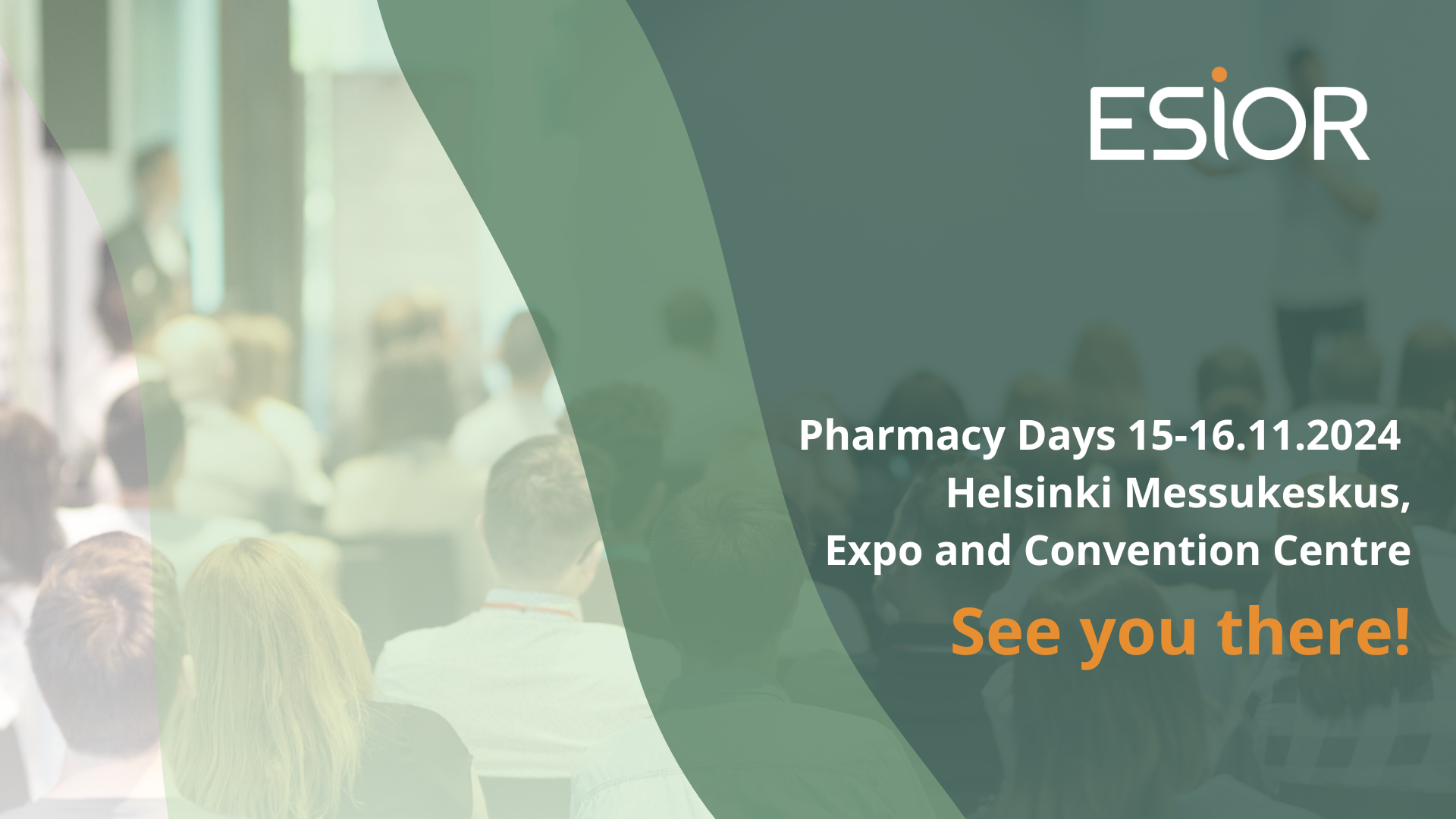 Pharmacy Days 2024 at Helsinki Exhibition Center- We are also there! - ESiOR